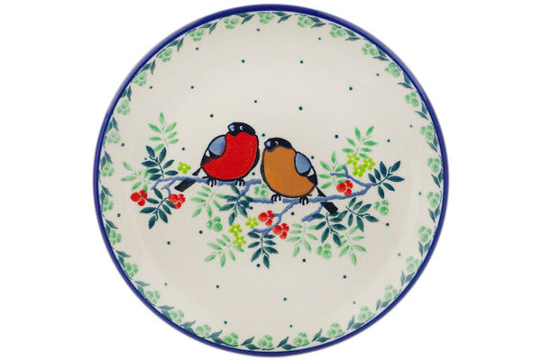 Polish Pottery Toast Plate Robin & Wren UNIKAT – CeramikaArtystyczna