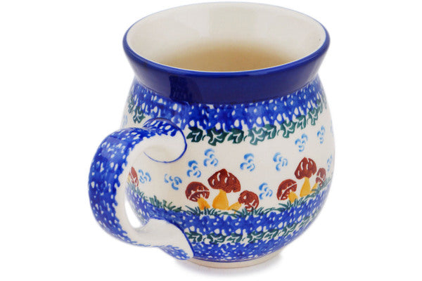 Polish Pottery 16 oz Bubble Mug Toadstool Mushroom Trio ...
