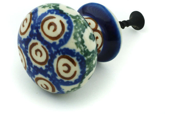 Polish Pottery Drawer knob 1-3/8 inch Green Apple – CeramikaArtystyczna