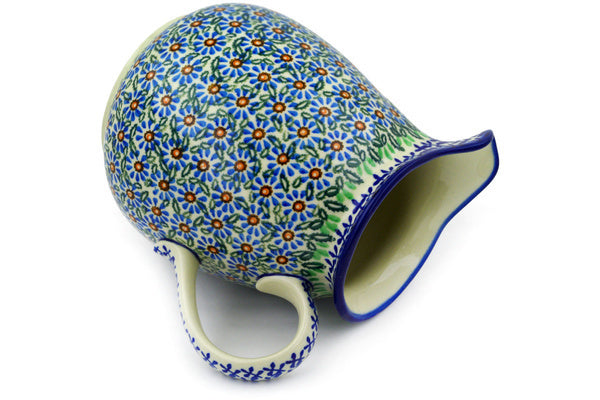 Polish Pottery 67 oz Pitcher Cactus UNIKAT – CeramikaArtystyczna