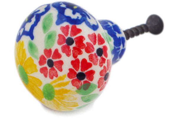 Polish Pottery Drawer knob 1-1/2 inch Patio Views UNIKAT ...