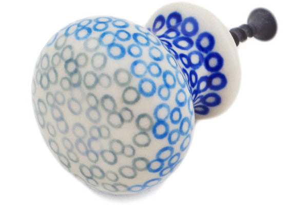 Polish Pottery Drawer knob 1-3/8 inch Rays Of Bubbles – CeramikaArtystyczna