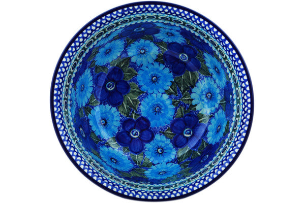Polish Pottery 11" Bowl Powder Puff UNIKAT – CeramikaArtystyczna